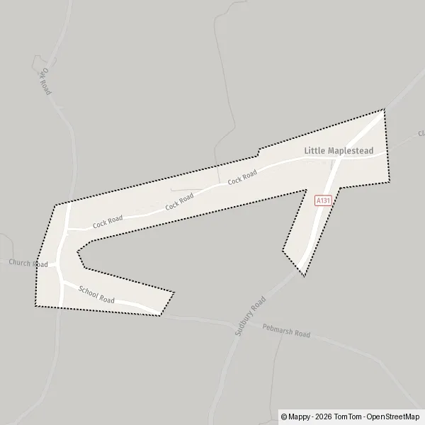 Map Little Maplestead: map of Little Maplestead (CO9 2) and practical ...