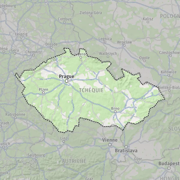 Map of Czechia : map of Czechia and practical information - Mappy