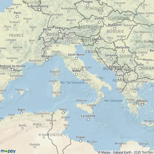 Map of Italy : map of Italy and practical information - Mappy