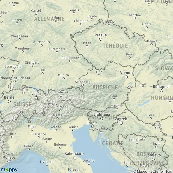 Map of Austria : map of Austria and practical information - Mappy