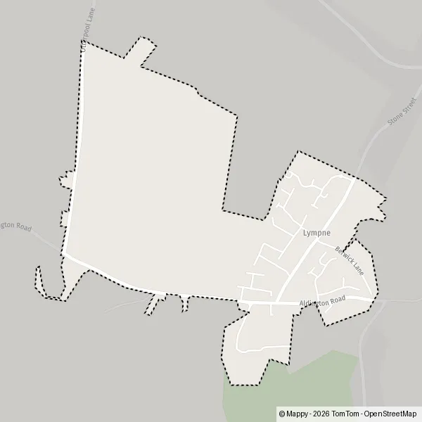 Map Lympne: map of Lympne (CT21 4) and practical information