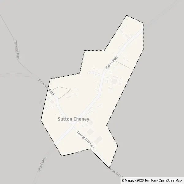 Map Sutton Cheney: map of Sutton Cheney (CV13 0) and practical information