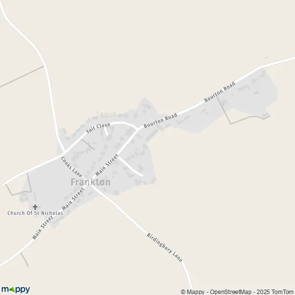 Map Frankton: map of Frankton (CV23 9) and practical information