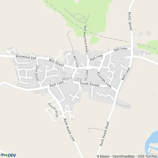Map Harbury: map of Harbury (CV33 9) and practical information
