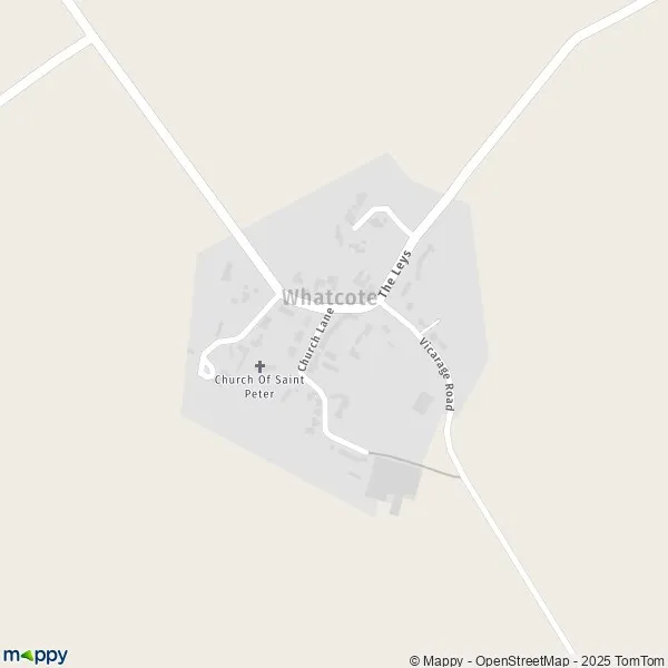 Map Whatcote: map of Whatcote (CV36 5) and practical information