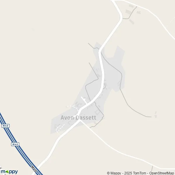 Map Avon Dassett: map of Avon Dassett (CV47 2) and practical information