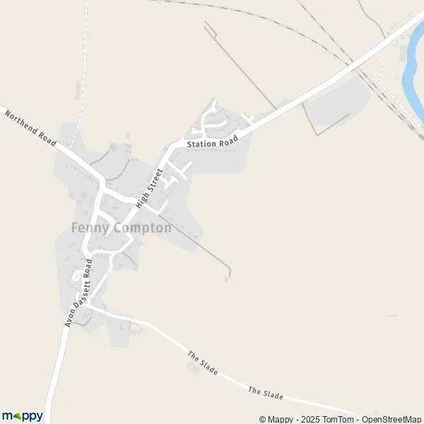 Map Fenny Compton: map of Fenny Compton (CV47 2) and practical information