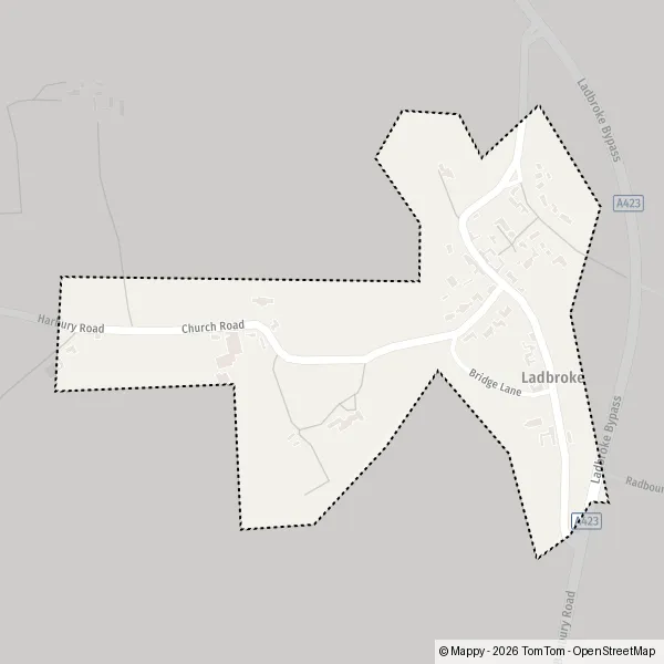 Map Ladbroke: map of Ladbroke (CV47 2) and practical information