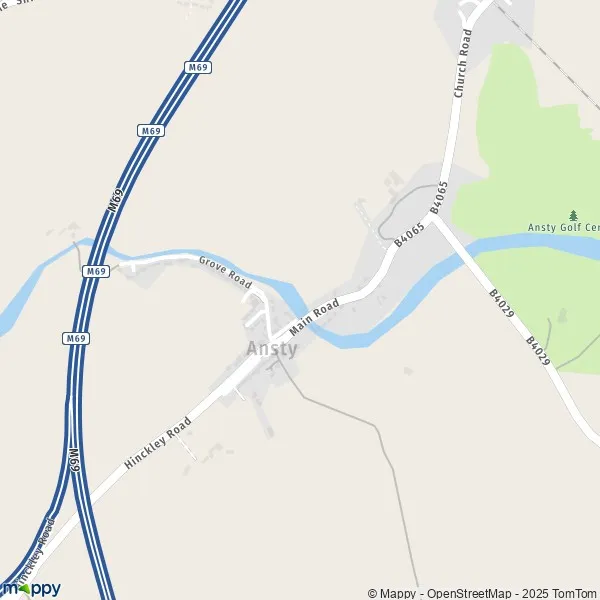 Map Ansty: map of Ansty (CV7 9) and practical information