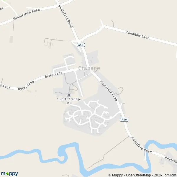 Map Cranage: map of Cranage (CW4 8) and practical information