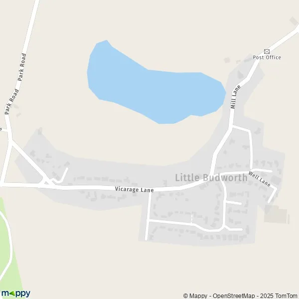 Map Little Budworth: map of Little Budworth (CW6 9) and practical ...