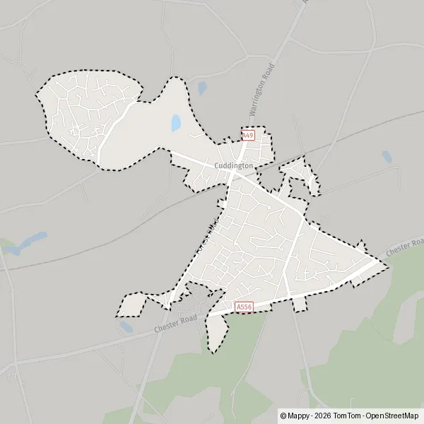 Map Cuddington: map of Cuddington (CW8 2) and practical information
