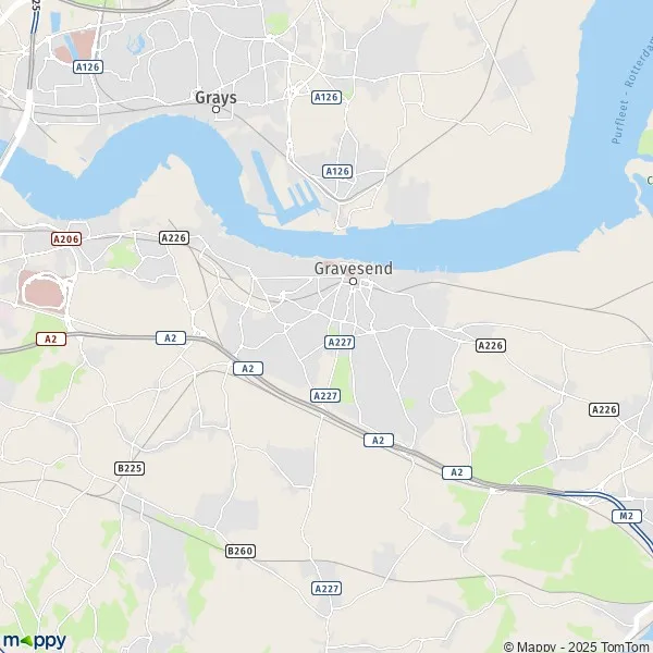 Map Gravesham: map of Gravesham (DA12 3) and practical information