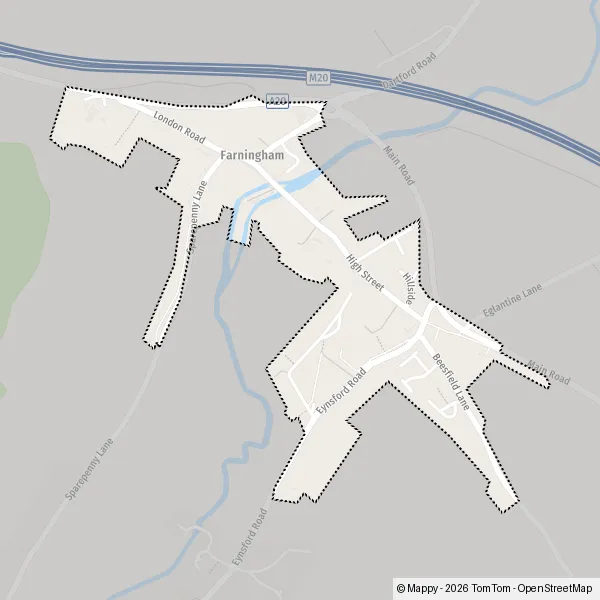 Map Farningham: map of Farningham (DA4 0) and practical information