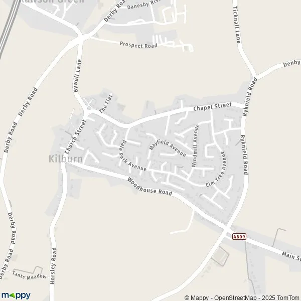 Map Kilburn: map of Kilburn (DE56 0) and practical information
