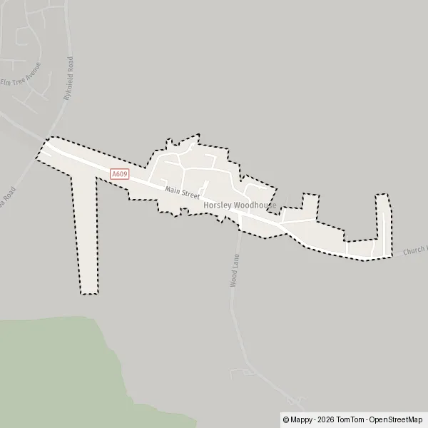 Map Horsley Woodhouse: map of Horsley Woodhouse (DE7 6) and practical ...