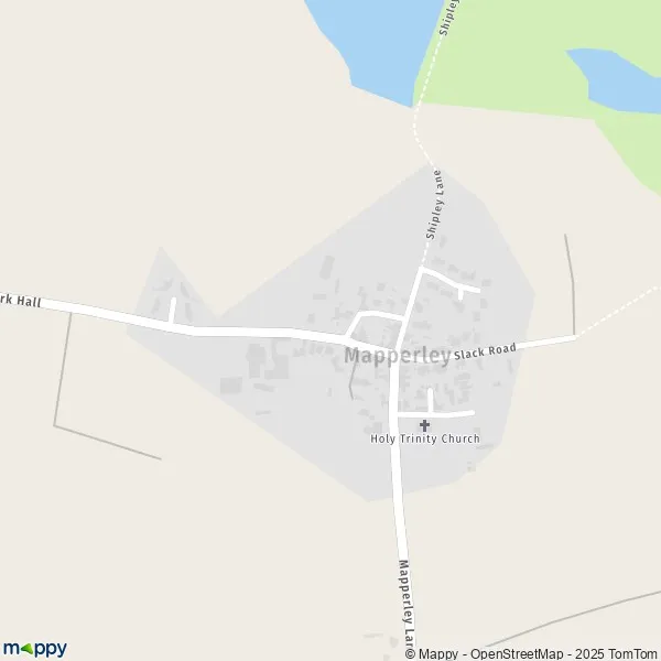 Map Mapperley: map of Mapperley (DE7 6) and practical information