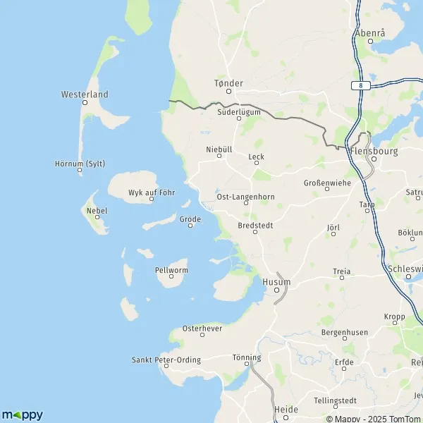 Map of La Frise du Nord : map of La Frise du Nord and practical ...