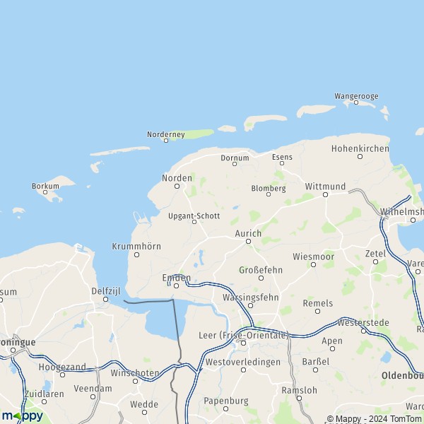 Map of Aurich : map of Aurich and practical information - Mappy