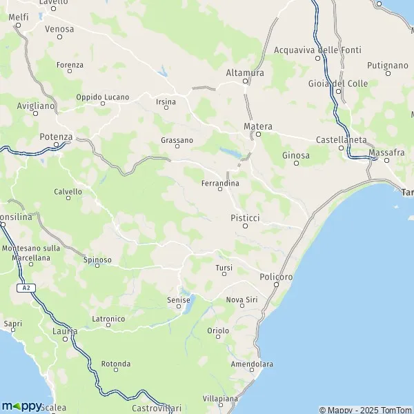 Map of Matera : map of Matera and practical information - Mappy