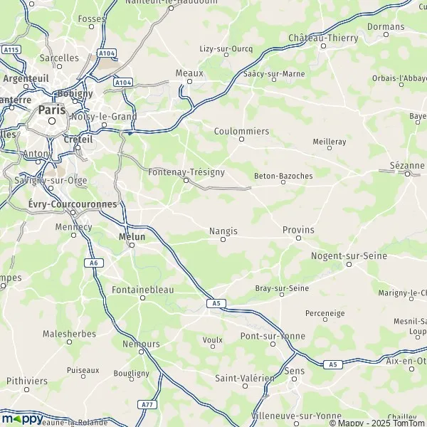 Map of Seine-et-Marne : map of Seine-et-Marne and practical information ...