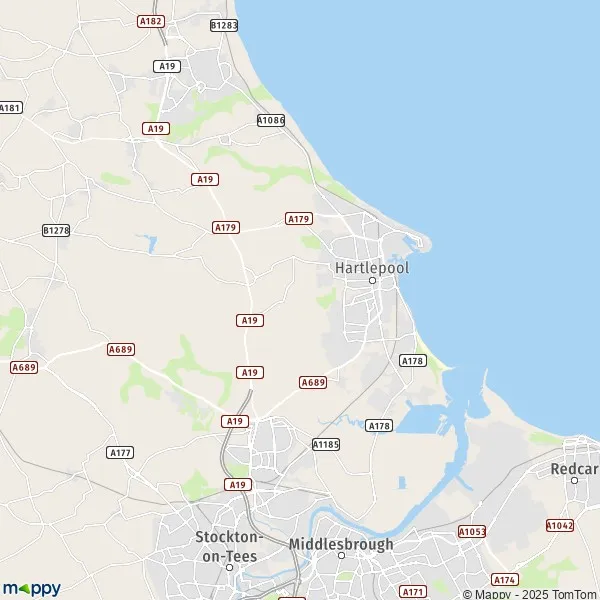 Map of Hartlepool : map of Hartlepool and practical information - Mappy