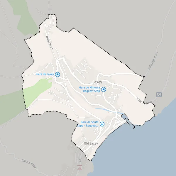 Map of Laxey : map of Laxey and practical information - Mappy