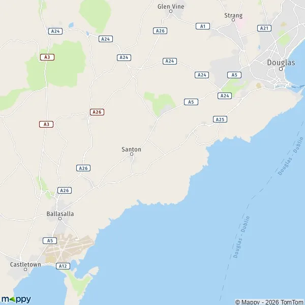 Map of Santon : map of Santon and practical information - Mappy