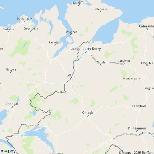 Map of Derry and Strabane : map of Derry and Strabane and practical ...