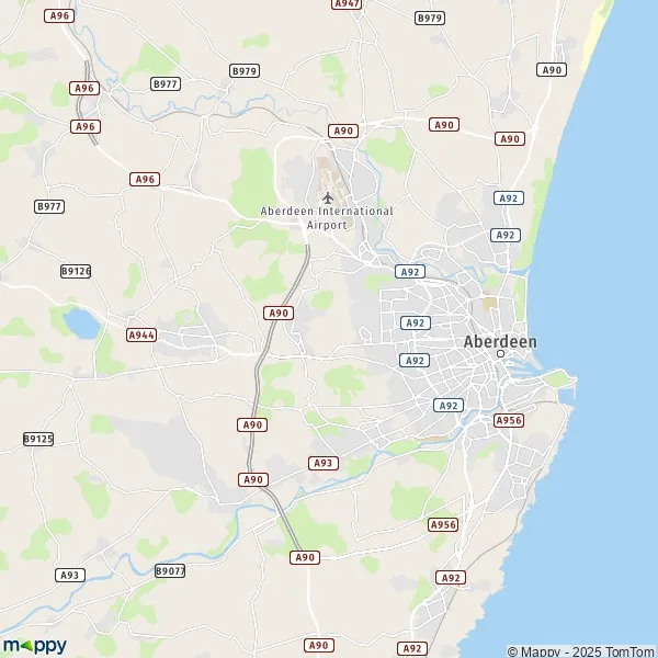 Map of Aberdeen City : map of Aberdeen City and practical information ...