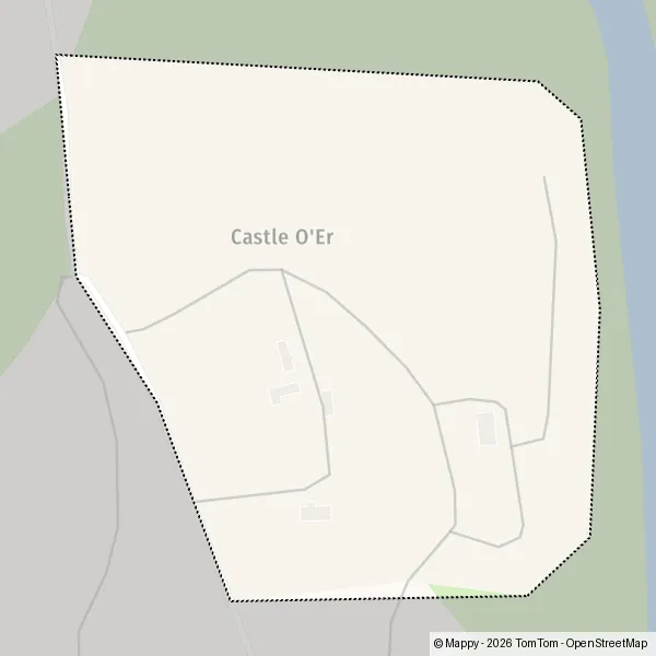Map Castle O'Er: map of Castle O'Er (DG13 0) and practical information
