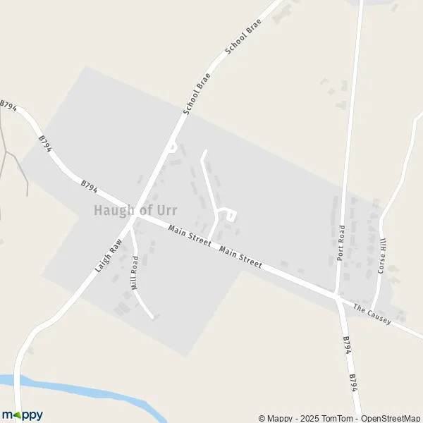 Map Haugh of Urr: map of Haugh of Urr (DG7 3) and practical information