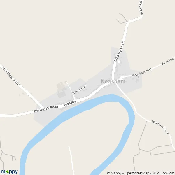 Map Neasham: map of Neasham (DL2 1) and practical information