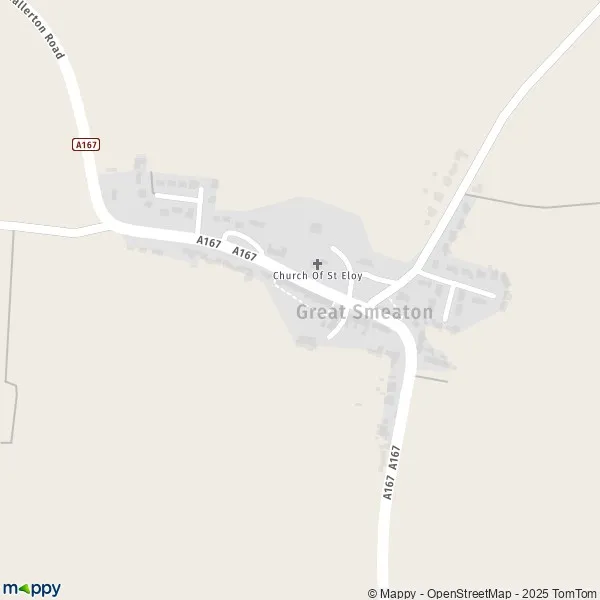 Map Great Smeaton: map of Great Smeaton (DL6 2) and practical information