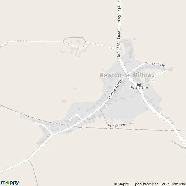 Map Newton-le-Willows: map of Newton-le-Willows (DL8 1) and practical information