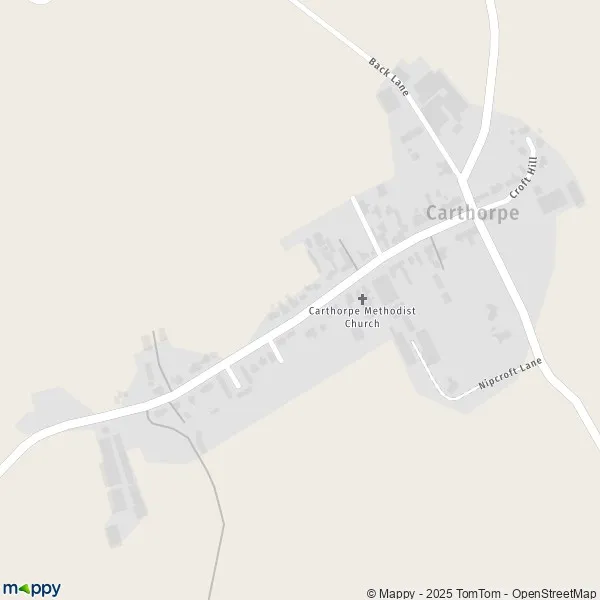 Map Carthorpe: map of Carthorpe (DL8 2) and practical information