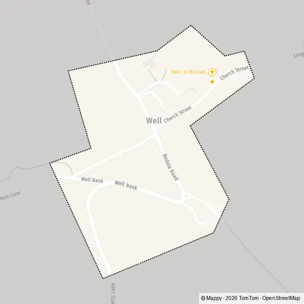 Map Well: map of Well (DL8 2) and practical information