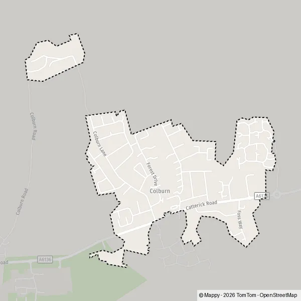 Map Colburn: map of Colburn (DL9 4) and practical information