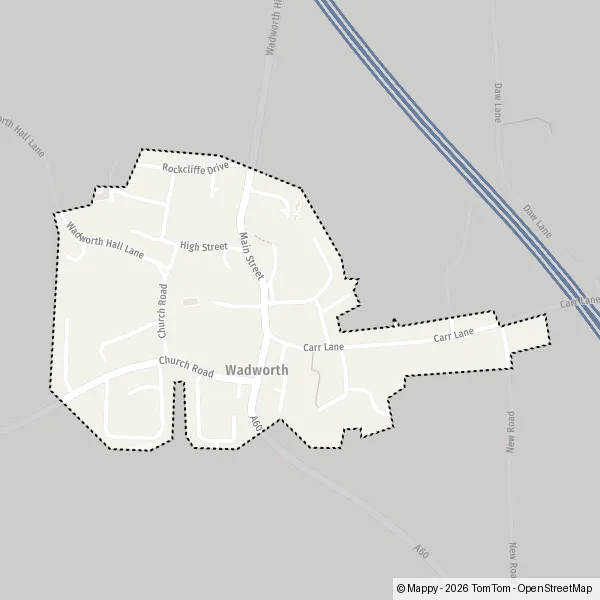 Map Wadworth: map of Wadworth (DN11 9) and practical information