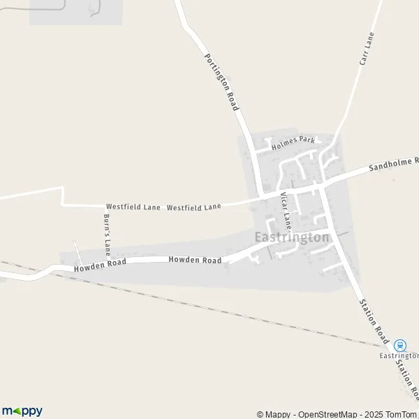 Map Eastrington: map of Eastrington (DN14 7) and practical information