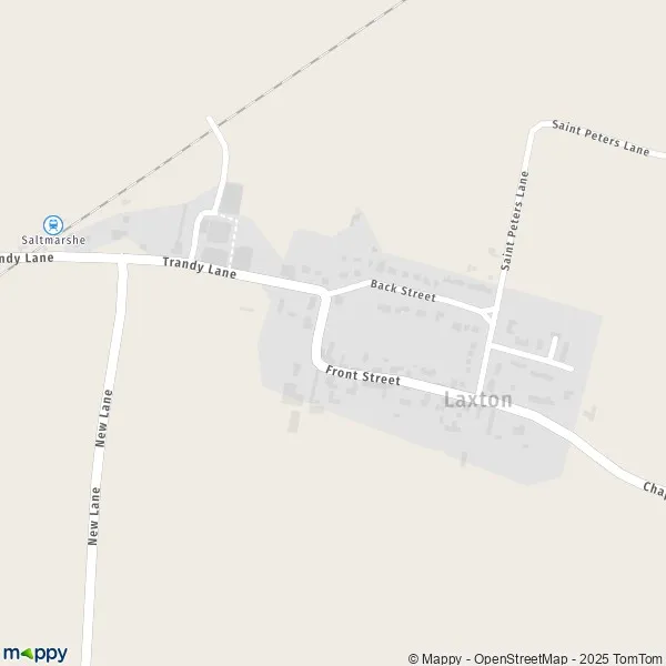 Map Laxton: map of Laxton (DN14 7) and practical information