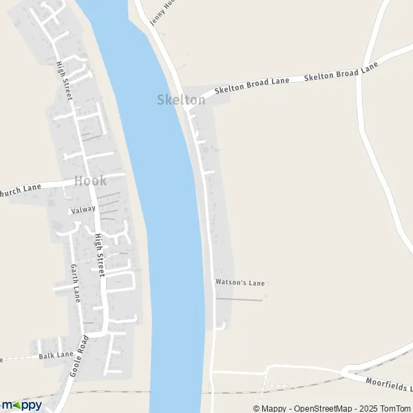 Map Skelton: map of Skelton (DN14 7) and practical information