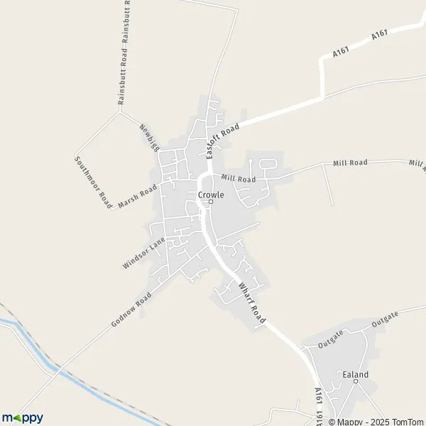 Map Crowle: map of Crowle (DN17 4) and practical information