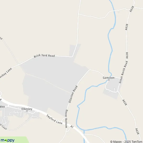 Map Gamston: map of Gamston (DN22 0) and practical information