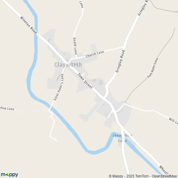 Map Clayworth: map of Clayworth (DN22 9) and practical information
