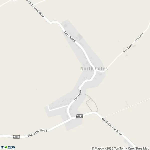 Map North Cotes: map of North Cotes (DN36 5) and practical information