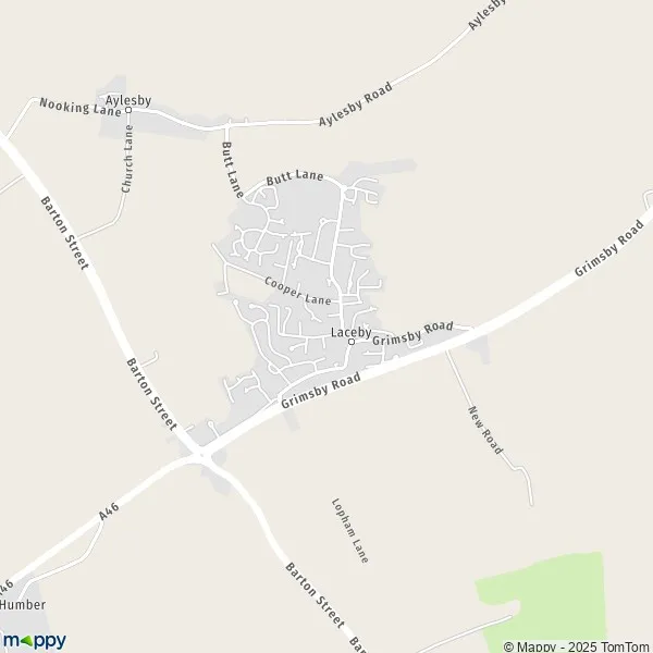Map Laceby: map of Laceby (DN37 7) and practical information
