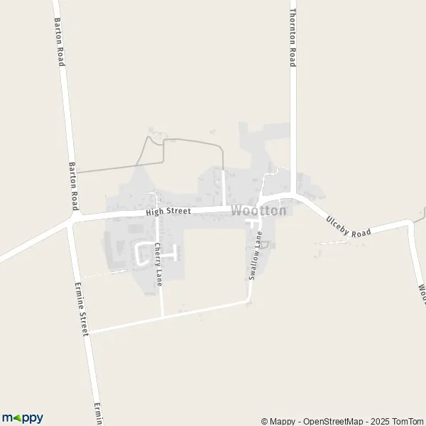 Map Wootton: map of Wootton (DN39 6) and practical information