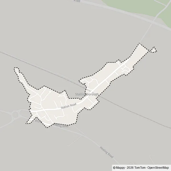 Map Stallingborough: map of Stallingborough (DN41 8) and practical ...