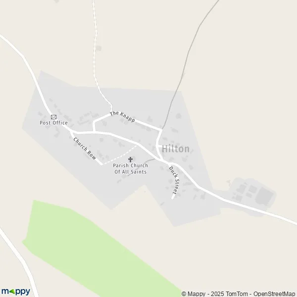 Map Hilton: map of Hilton (DT11 0) and practical information